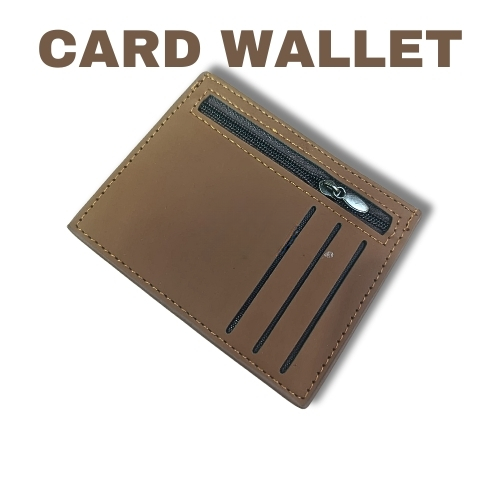 Men's Leather Card Shap Wallet - Alhajat